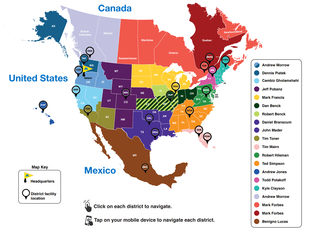 Contact Map - Morrow